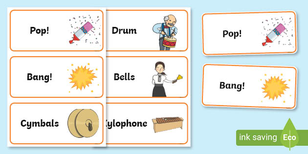 Music Area Cards (teacher made)