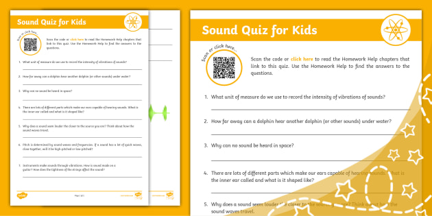 Sound Quiz for Kids (teacher made)