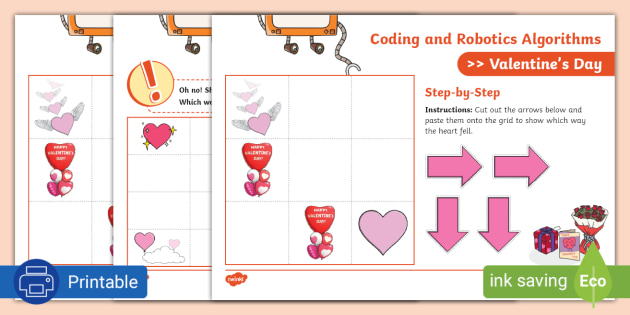 Valentine's Day Coding Activities | twinkl.com.au