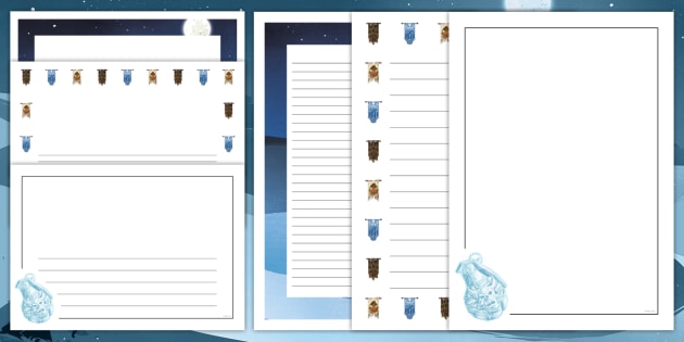KS2 Fantasy Gaming Adventure Story Themed Page Borders