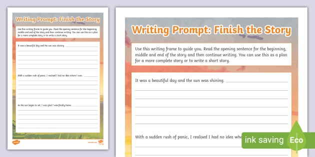 Short Writing Prompts Creative Writing Prompts Parent Teaching