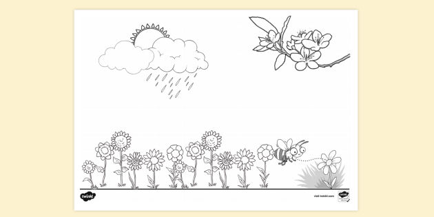 FREE! - Pretty Colouring Page of Flowers | Colouring Sheets