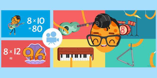 Eight Times Tables Song - Bring Maths Factor to Your Class