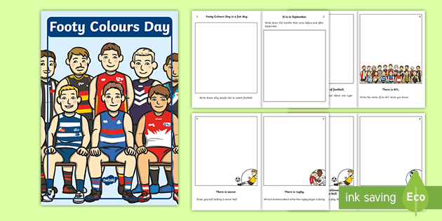 AFL Colouring Pages | Australian Sports Resource | Primary
