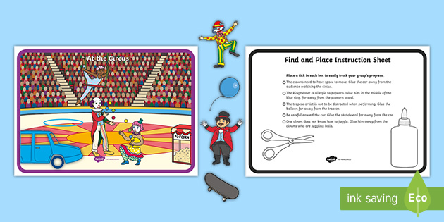 At the Circus Can You Find...? Poster and Prompt Card Pack