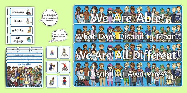👉 Disability Poster Pack - Display Materials