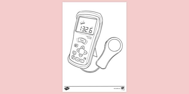 FREE! - Light Meter Colouring | Colouring Sheets