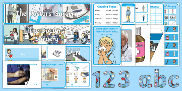 The Doctors' Surgery Aistear Display Pack (teacher made)
