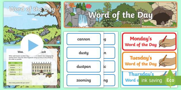 Year 1 Spring 2 Word of the Day Pack
