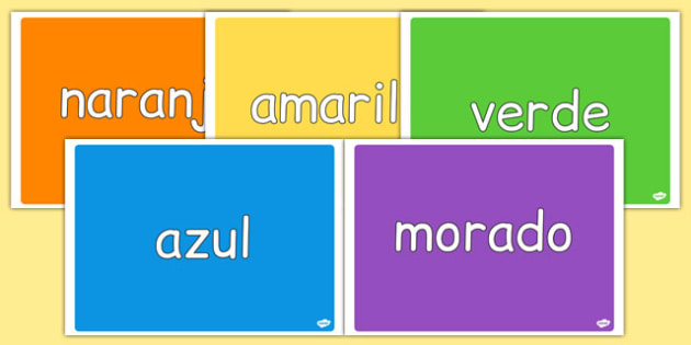 Colours Photo Pack Spanish (teacher made)