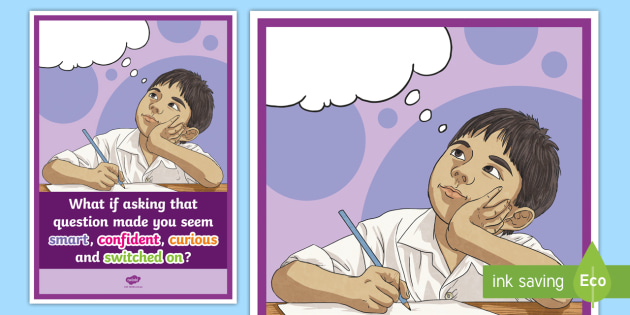 What If? Asking Questions Display Poster (teacher made)