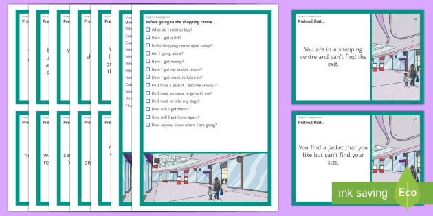 Going to a Shopping Centre – Scenarios and Social Scripts