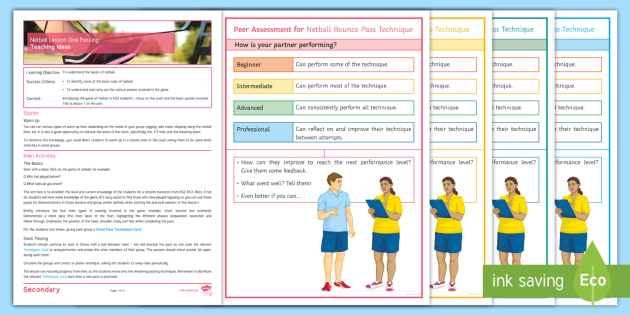 Netball Lesson 1: Passing
