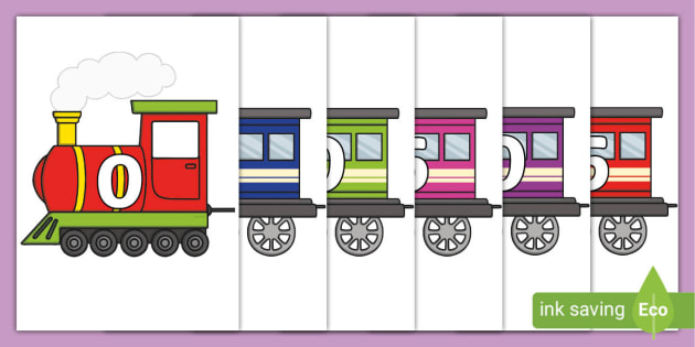 👉 Counting in 5s Numbers on Trains Display (teacher made)