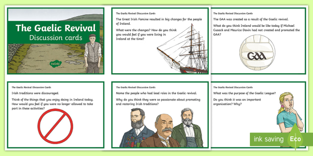 The Gaelic Revival Discussion Activity (teacher made)