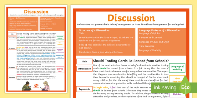Discussion with Annotations Display Poster (teacher made)