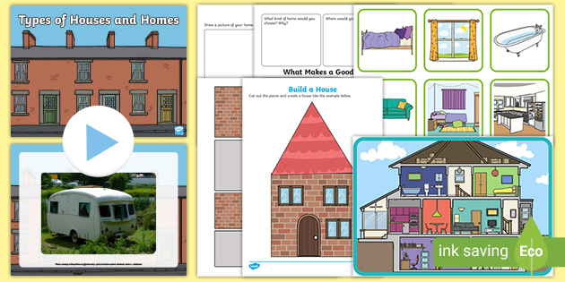 Geography First/Second Class Homes Pack 1 (teacher made)