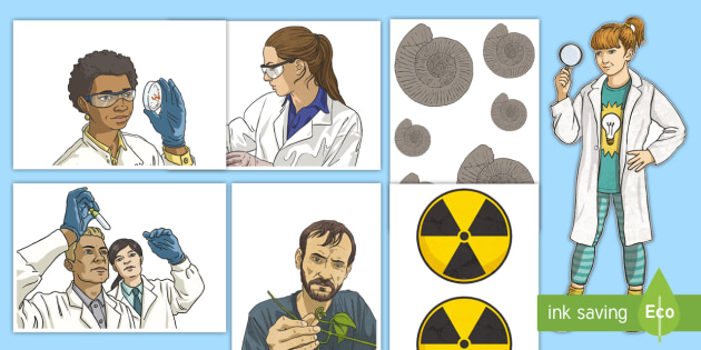 Scientists Display Cut-Outs (teacher made)