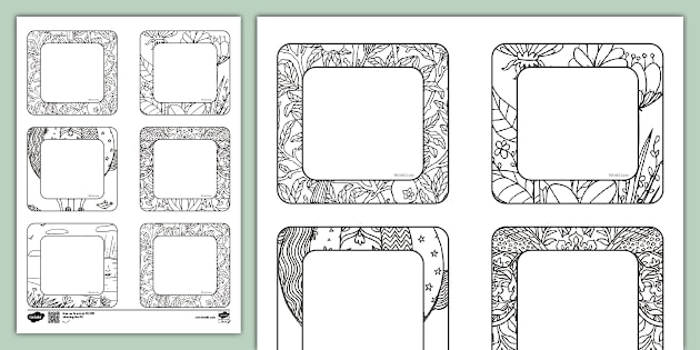 Square Peg Labels | twinkl.com.au