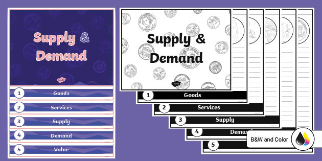 Supply and Demand Flipbook