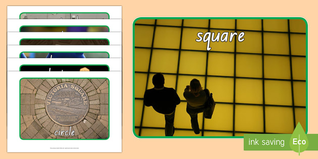 2D Shape Display Photos (teacher made)