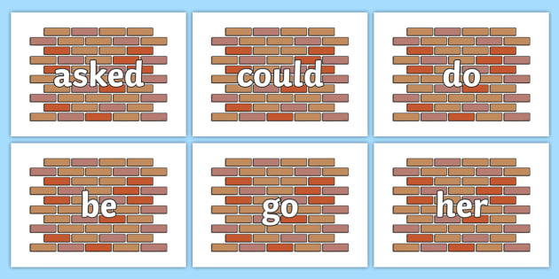 Tricky Words on Wall (teacher made)