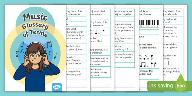 👉 * NEW * KS1 Music Glossary of Terms (teacher made)