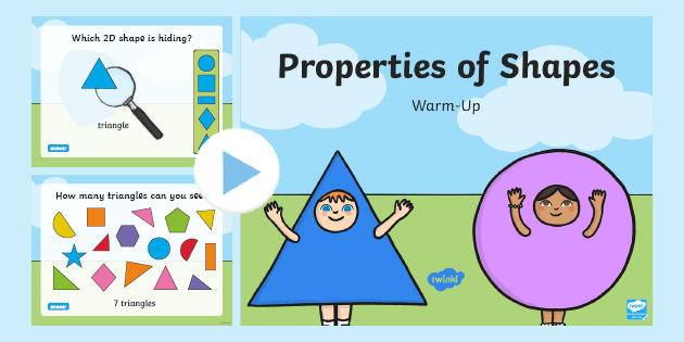 Year 1 Properties of Shape and Objects Maths Presentation