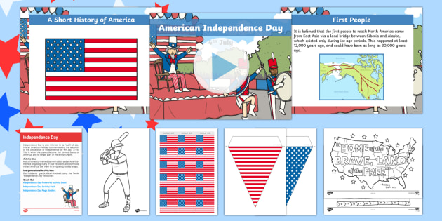 Resource Pack Independence Day 2017 (teacher made)