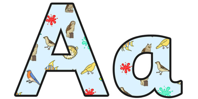 FREE! - Variation and Classification Small Lowercase Display Lettering