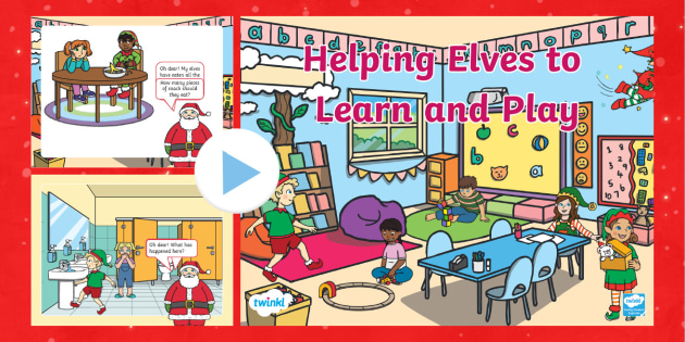 Helping Elves to Learn and Play PowerPoint (teacher made)