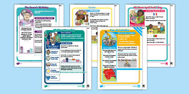 KS1 April Reading Comprehension - KS1 Activity Pack