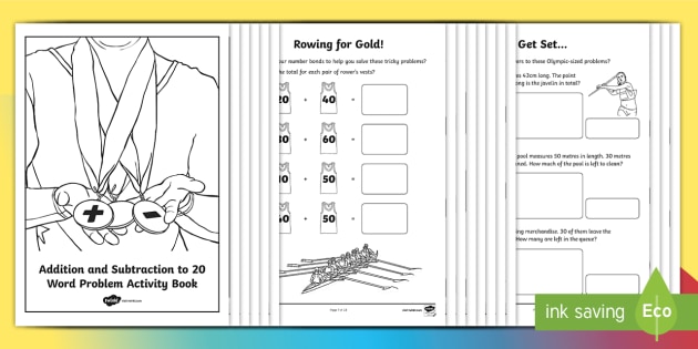 Adding and Subtracting Olympic Themed Activity Booklet