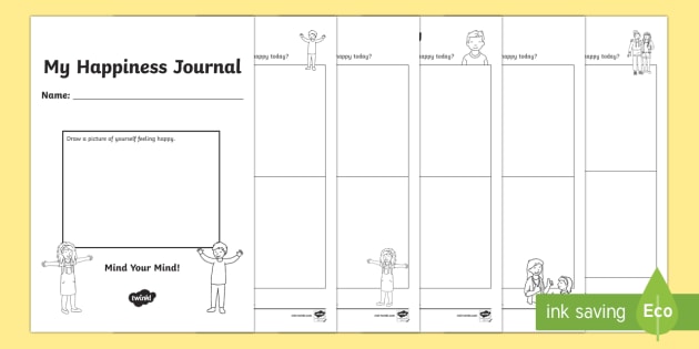 Happiness Activity Booklet - Children's Journal