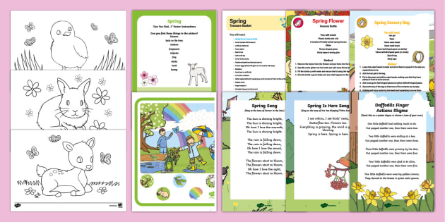 EYFS Spring Resource Pack (Ages 0-2) (teacher made)