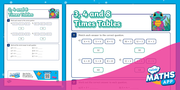 Multiplication Activity Sheet • Twinkl.com.au