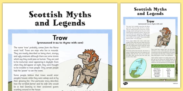 Trow Information Card (teacher made)