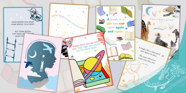 Library Corner Quotes Reading Corner Quote Etsy