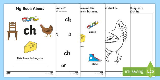 My Phase 3 Digraph Workbook (ch) (teacher made)