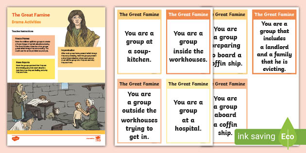 The Great Famine - Drama Activities (teacher made)