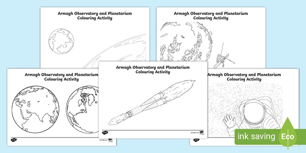 FREE! - Armagh Observatory and Planetarium Colouring Pages