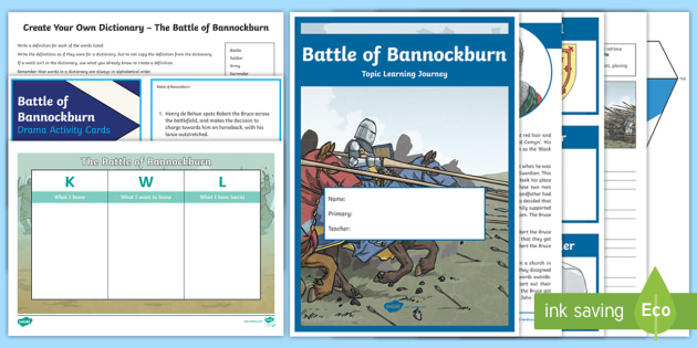 Battle of Bannockburn Facts - Second Level Resource Pack