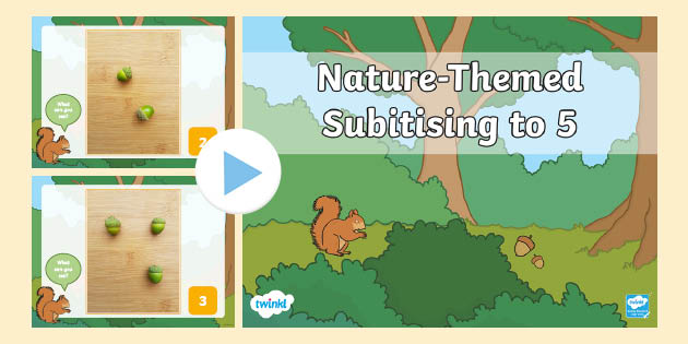 Subitising PowerPoint EYFS | Engaging Nature-Themed Resource