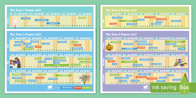 TAS Academic Year Calendar Display Pack 2021