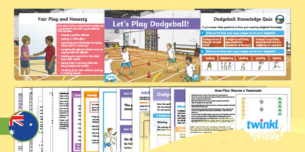 Move PE Year 3 Dodgeball Lesson 6: Let's Play Dodgeball