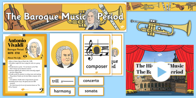 The History of Baroque Music Resource Pack (teacher made)