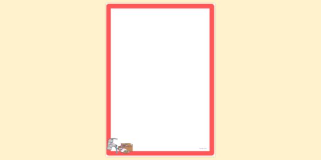 FREE! - Washing Hands with Soap and Water Page Border | Page Borders