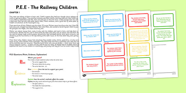 Point Evidence Explanation Activity The Railway Children