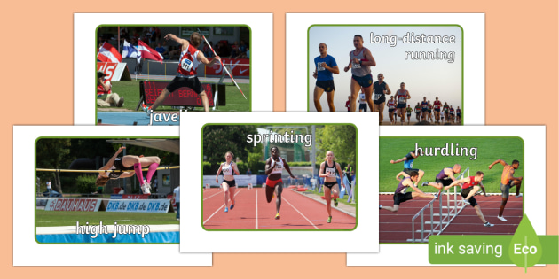 Athletics Events Display Photos (teacher made)