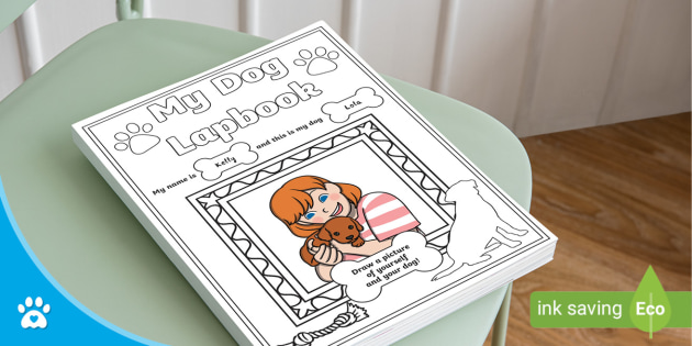 My Dog Care Lapbook - Front Page - Dog Activity - Pets